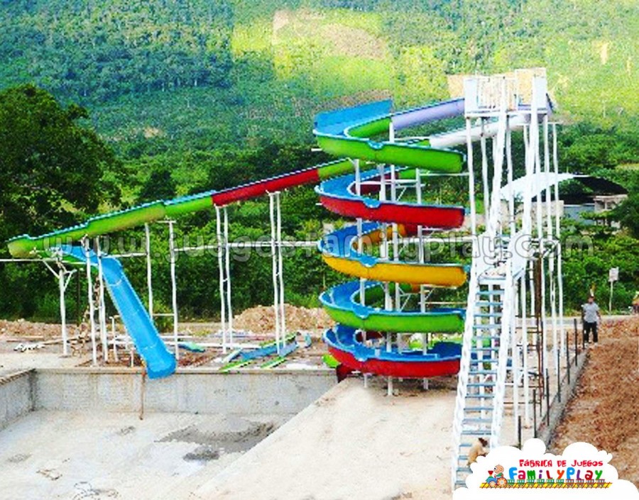 TOBOGAN ACUATICO - LA MERCED - Juegos Recreativos Family Play